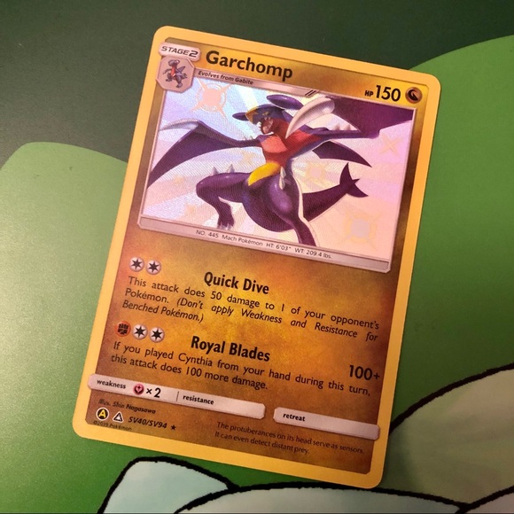 Pokemon | Other | Pokemon Garchomp Card Hidden Fates | Poshmark